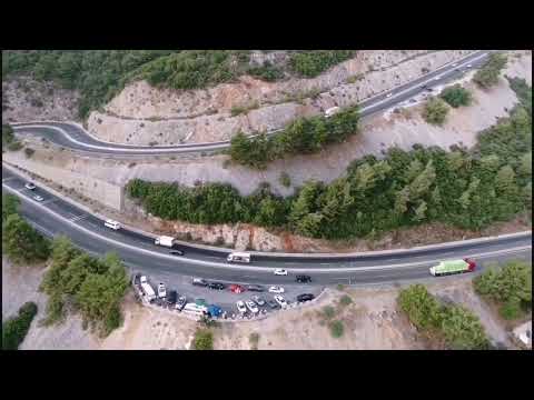Türkiye in en güzel yol manzarası