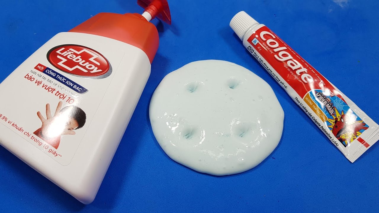 No Glue Slime ! Diy Slime hans soap ,Salt and toothpaste - YouTube