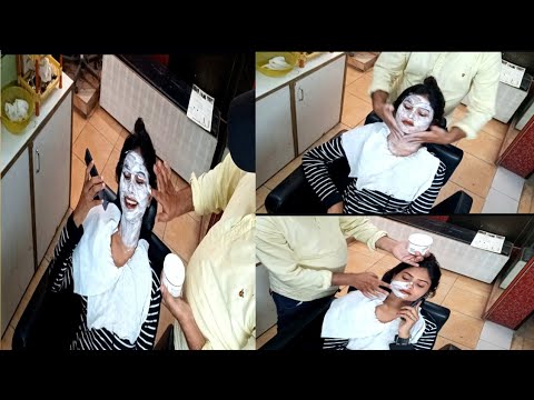 D-tan facial massage for girls step by step massage - YouTube