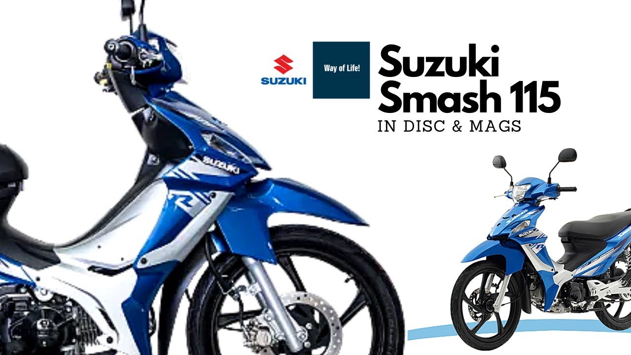 NEW! Suzuki Smash 115 with Disc & Mags: Price, Colors, Specs, Details ...