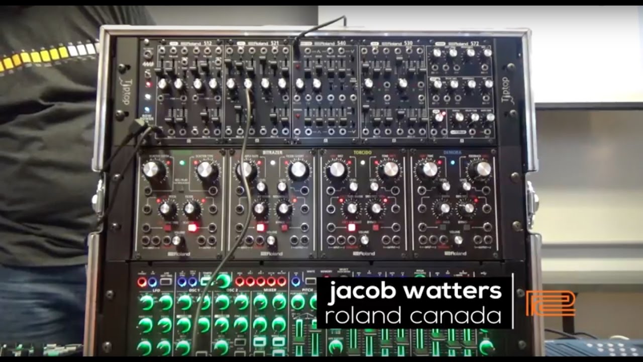 ROLAND Modular Synthesis@Musitechnic Part 2:3 - YouTube