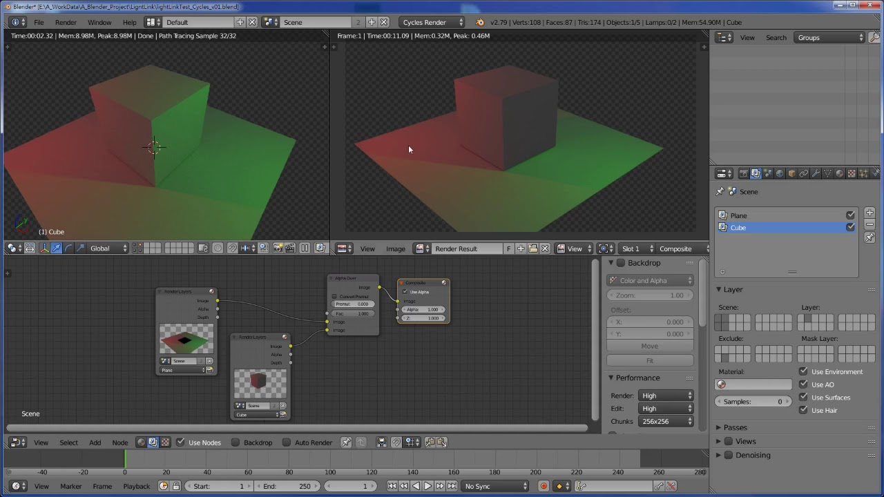 Blender Light Link BI & Cycles - YouTube