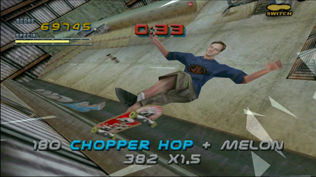 Playing Tony Hawk's Pro Skater 2 on 3dfx Voodoo 2 SLI - YouTube