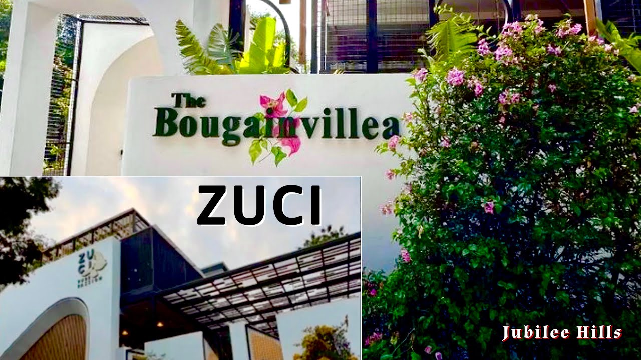 Zuci & Bougainvillea Cafe Tour in Jubilee Hills, Hyderabad | #Zucicafe ...