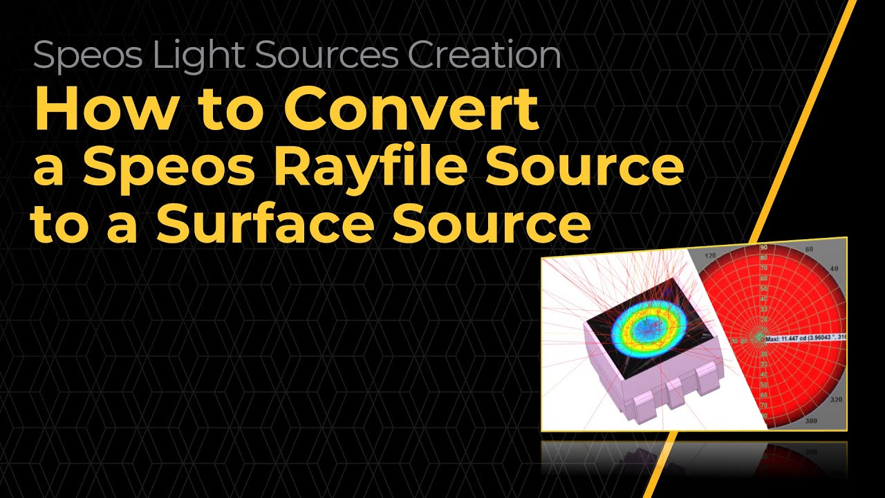 How to Convert an Ansys Speos Rayfile Source to a Surface Source — Lesson 3 - YouTube