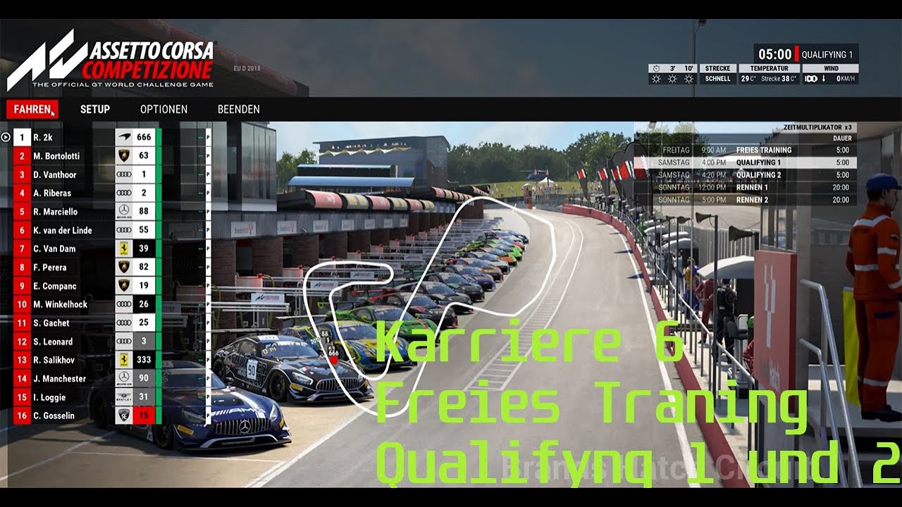Assetto Corsa Competizione Karriere