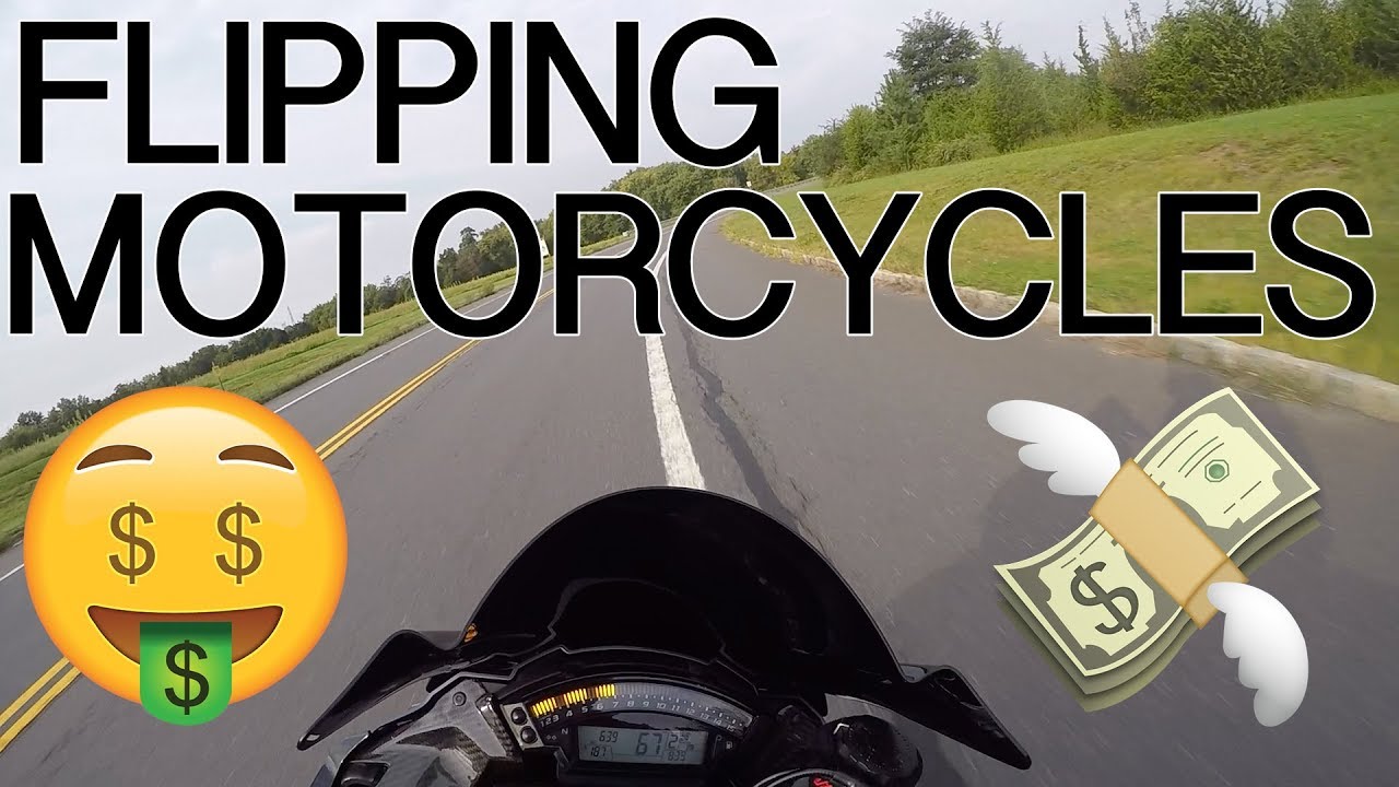 How I turned $1900 into $5300 FLIPPING MOTORCYCLES!! - YouTube