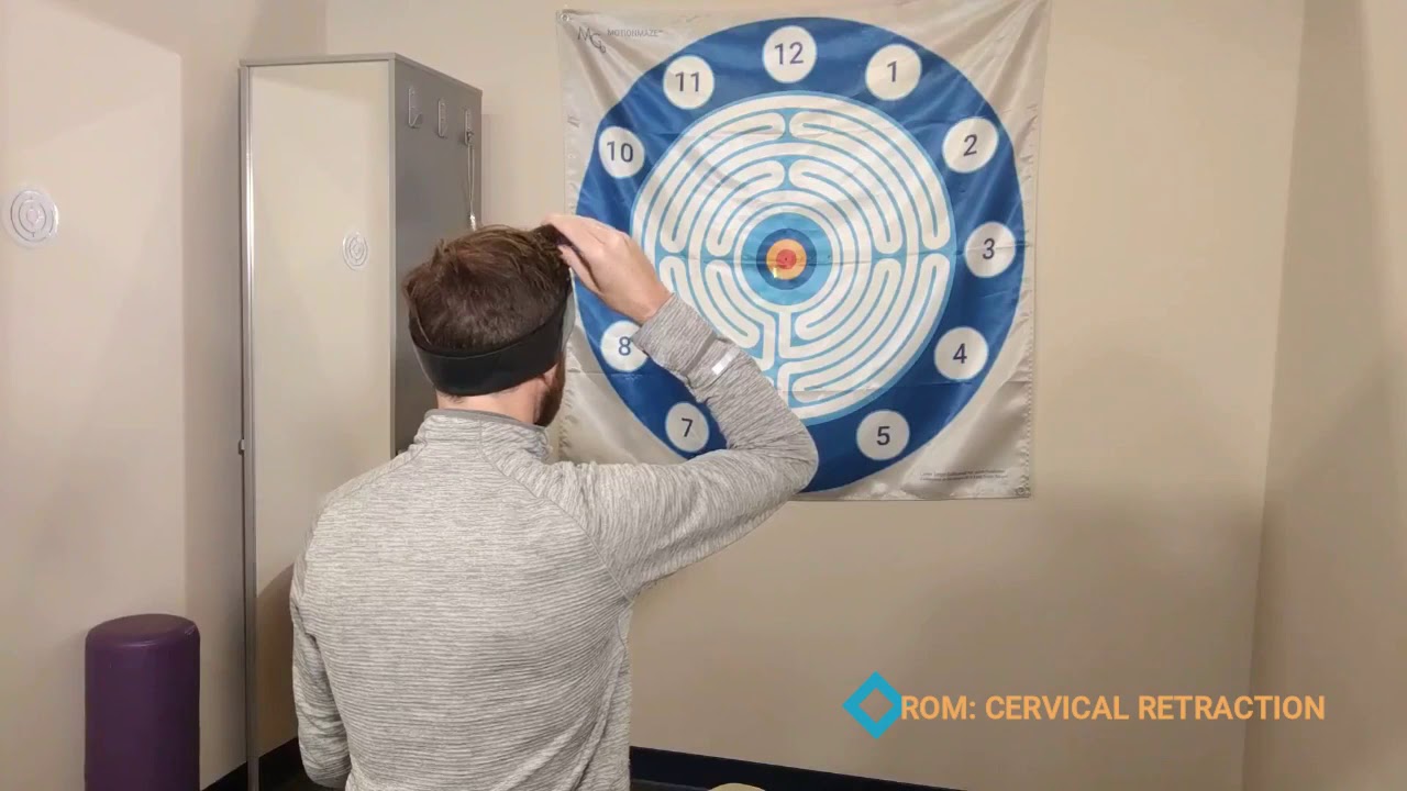 Cervical ROM Exercise: Cervical Retraction with MotionGuidance® - YouTube