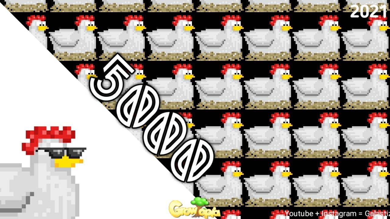 Harvest 5000 chicken growtopia - YouTube