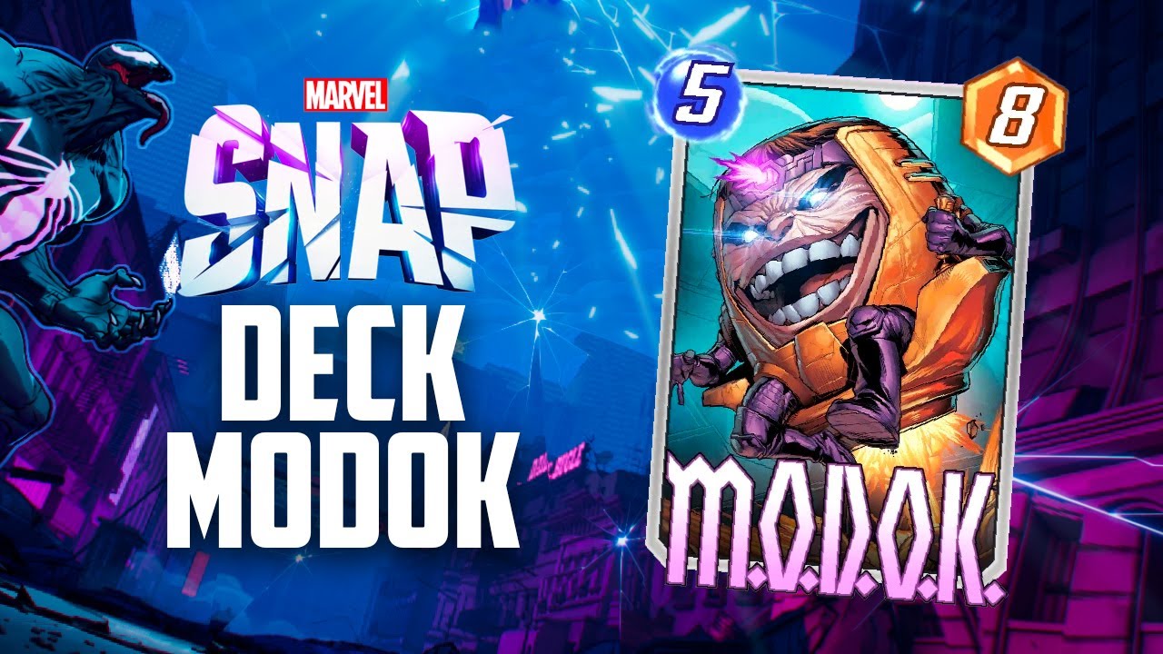 LE DECK MODOK DISCARD SUR MARVEL SNAP FT @armatorlk - YouTube