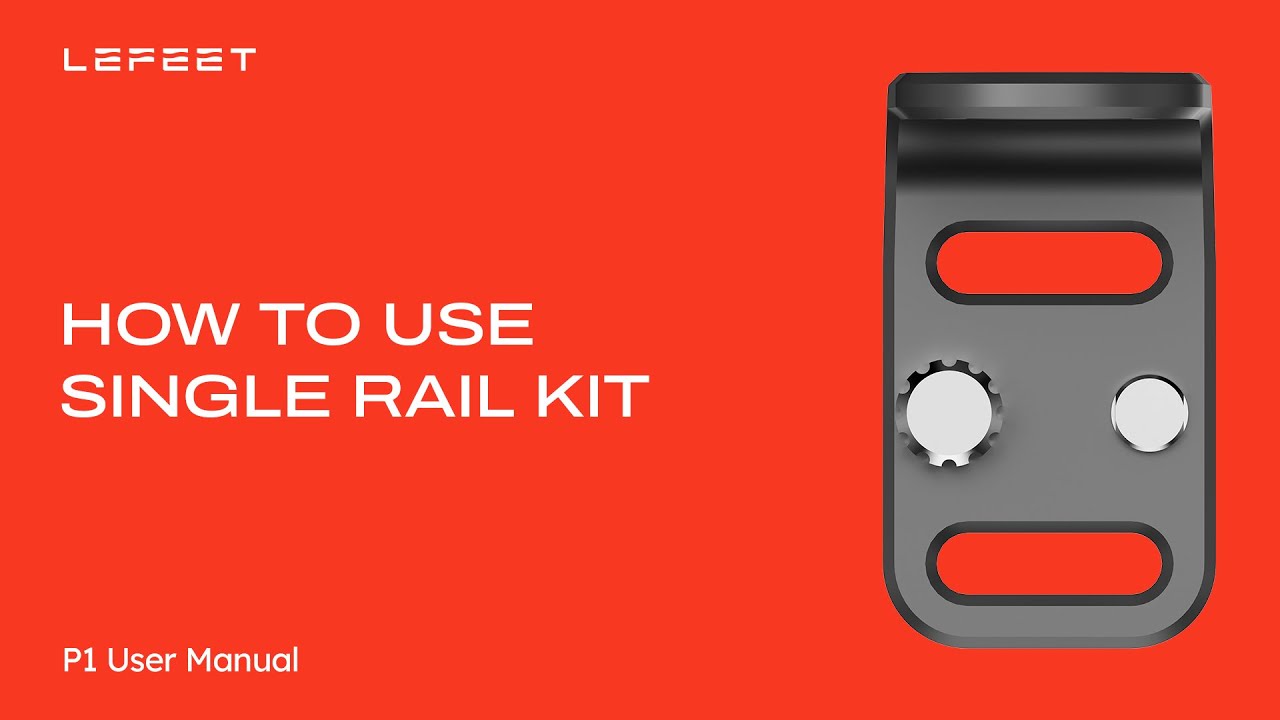 How to Use Single Rail Kit - YouTube