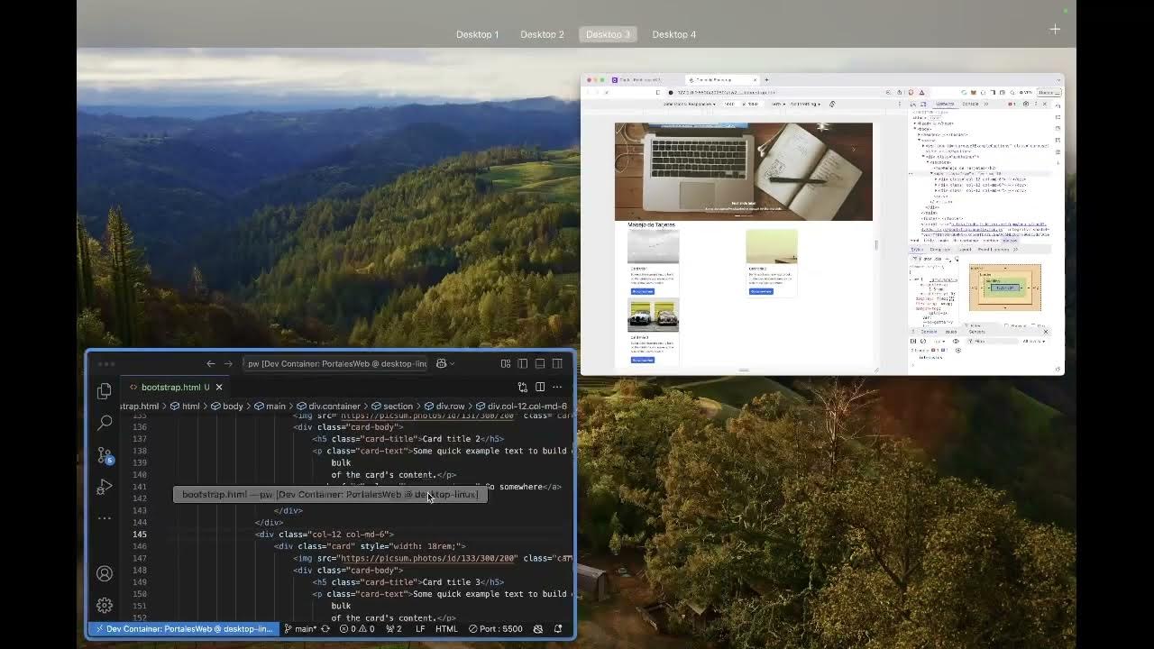 Maquetando con Bootstrap CSS Manejo de su Grilla y Tarjetas. - YouTube