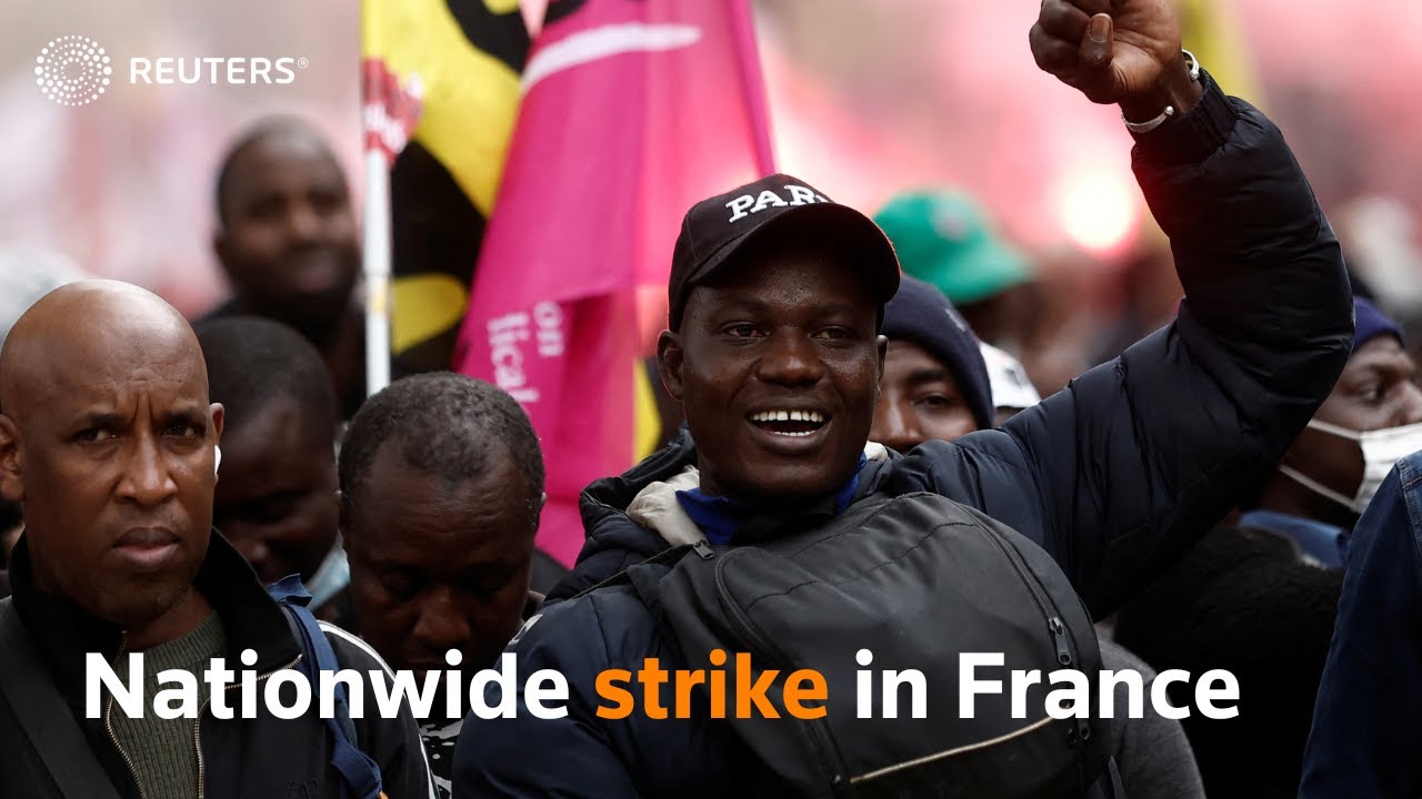 France faces nationwide strike over soaring prices - YouTube