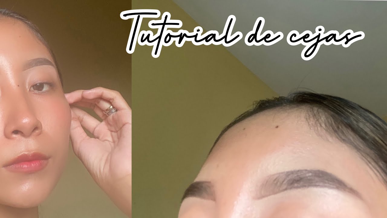 TUTORIAL DE CEJAS/ PASO A PASO #cejas #tutorial #makeup - YouTube