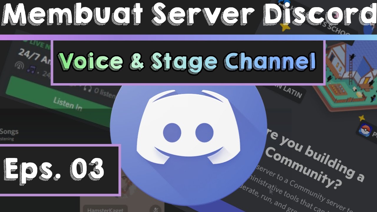 Cara membuat server discord keren | Voice & Stage Channel | Server ...