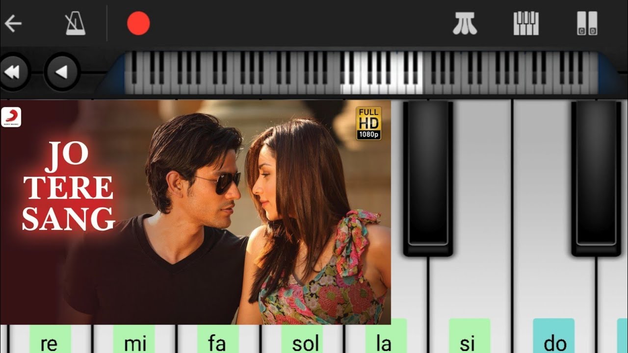 Jo Tere Sang Kati Rate | Blood Money | Piano Tutorial | Mustafa Zahid # ...