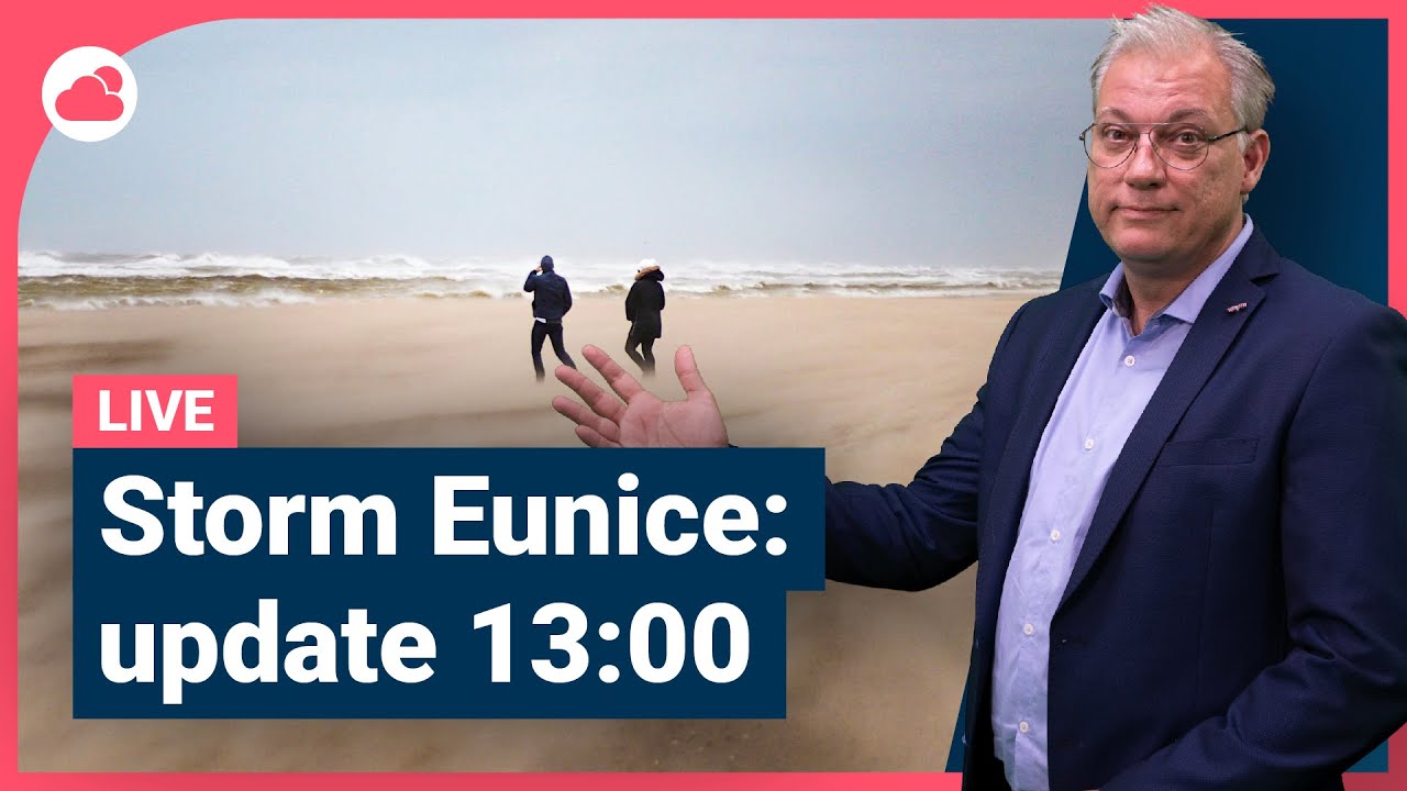 LIVE | De laatste details over zware storm Eunice! - YouTube