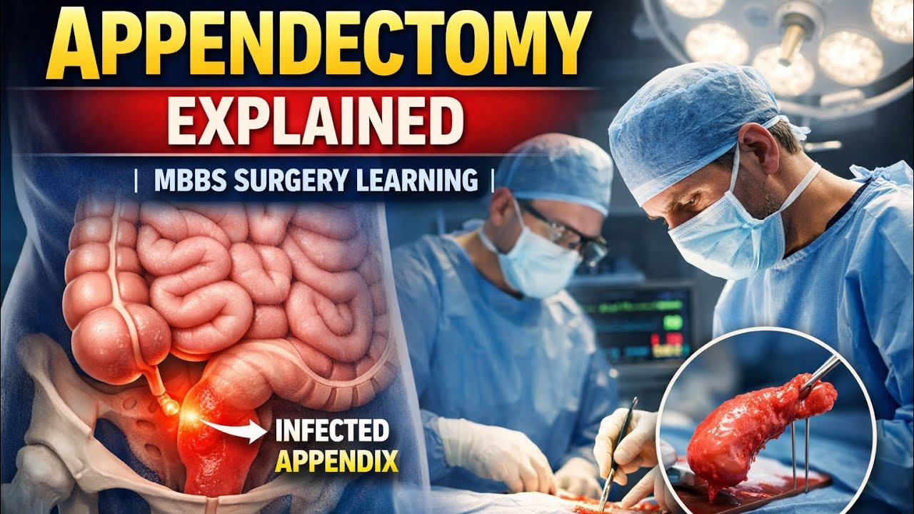 Appendix Pain to Surgery | Appendectomy Explained for Medical Students ...