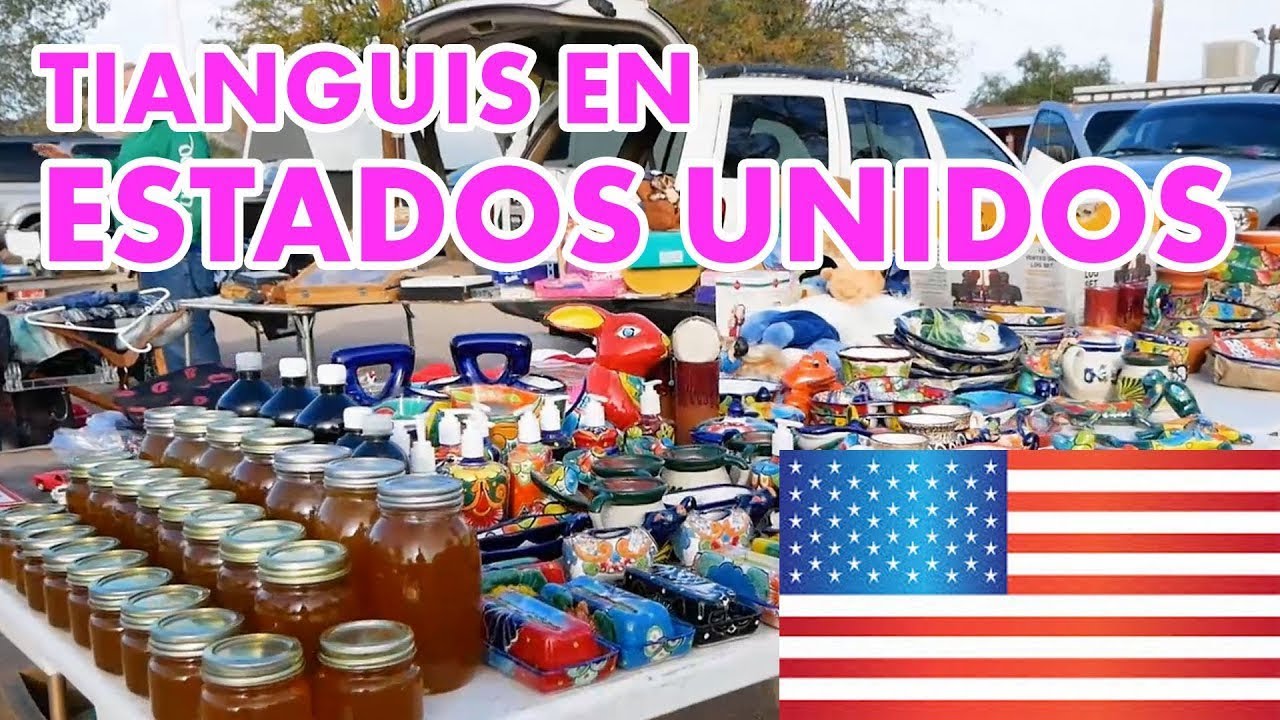 Visitando la pulga o tianguis aquí en usa - YouTube