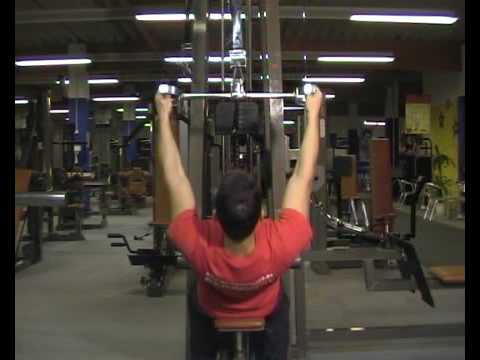 Erektor sitzend am Latzug (LWS-Training) - YouTube