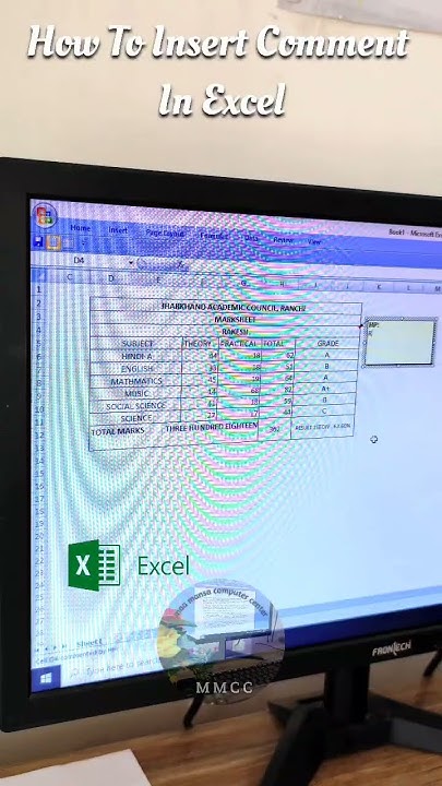 How to insert comment in Excel maksheet #computer #motivation #microsoftoffice #motivation - YouTube