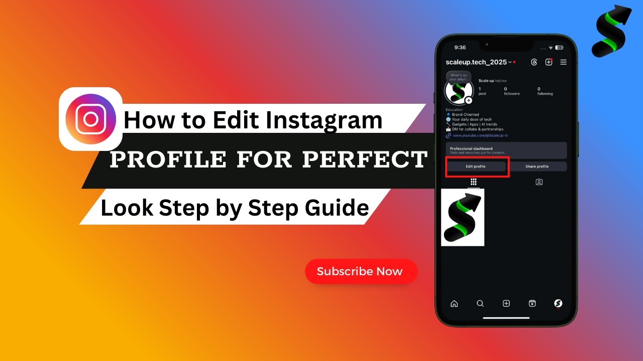 How to Edit Instagram Profile for Perfect Look Pro Tips - YouTube