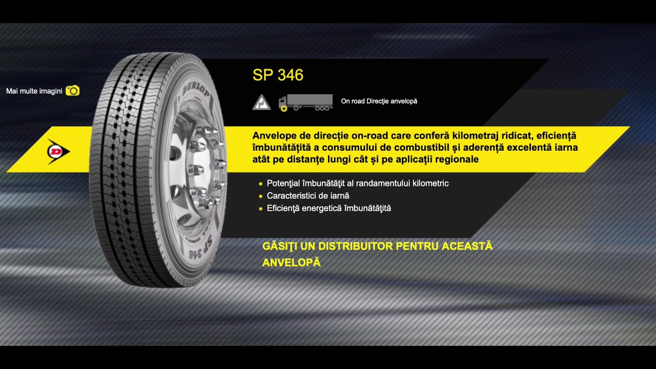 Anvelope camion DUNLOP SP 346 - AnveloSHOP.ro - YouTube