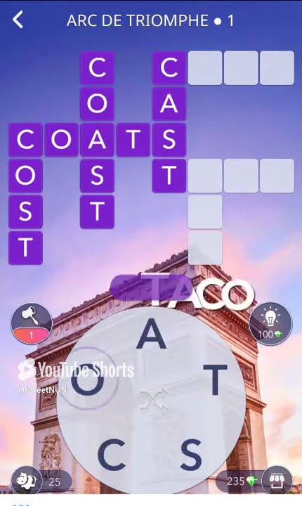 WORDS OF WONDERS ARC DE TRIOMPHE LEVEL 1 - YouTube