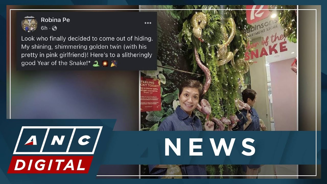 Robina Gokongwei-Pe posts photo with 'snake twin' | ANC - YouTube