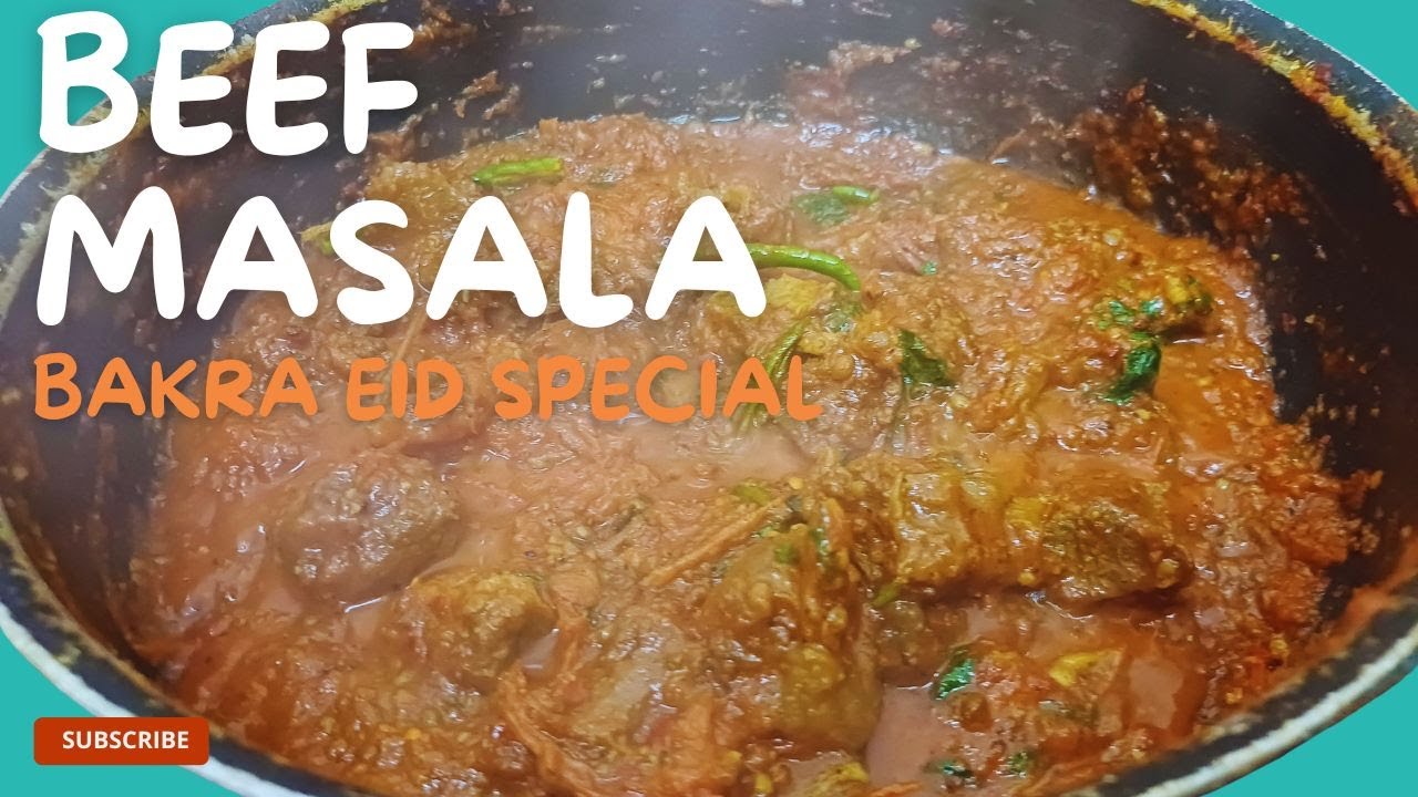 Bakra Eid Special Recipe || Beef Masala Recipe || Food Vlog 42 - YouTube