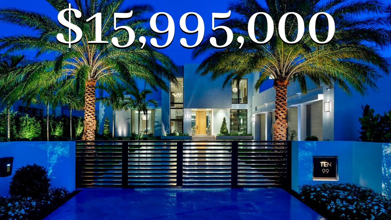 Ultra-Luxury Modern Mansion | Brand New Architectural Marvel in Florida ...