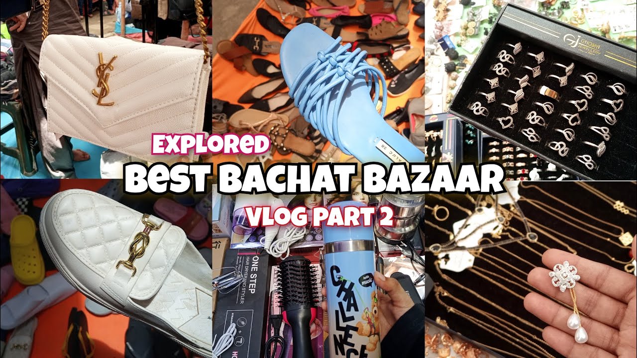 BEST Bachat Bazaar Explored🛍️| Karachi Sunday Bazaar Clifton | Cute and ...