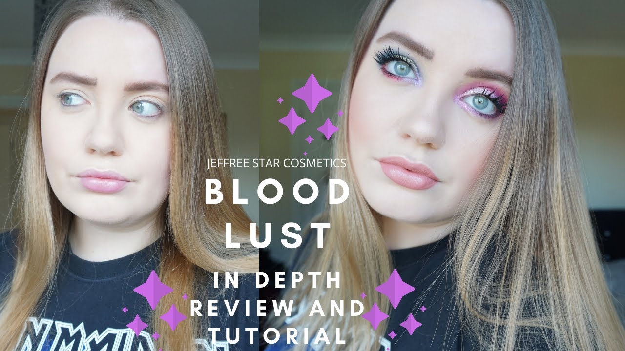 JEFFREE STAR BLOOD LUST PALETTE REVIEW/TUTORIAL - madithemermaid - YouTube