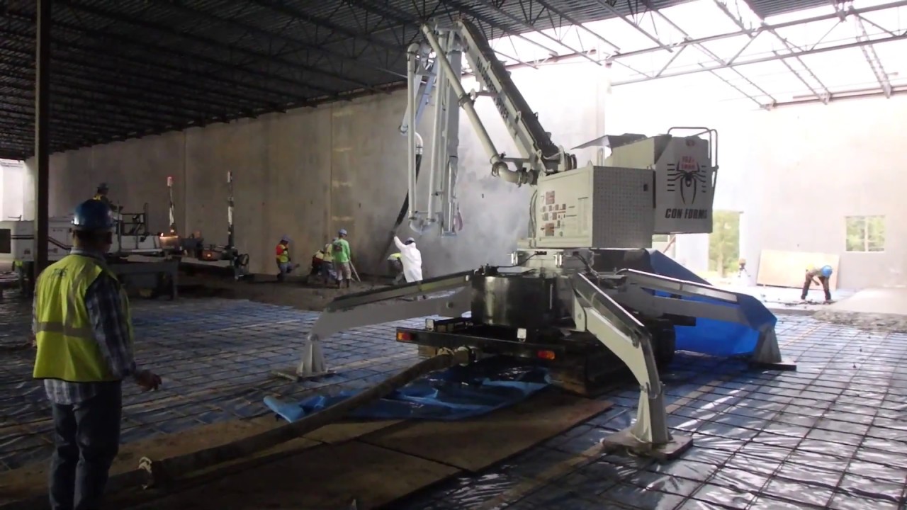 Con Forms 16-Z Spider Placer in action - YouTube