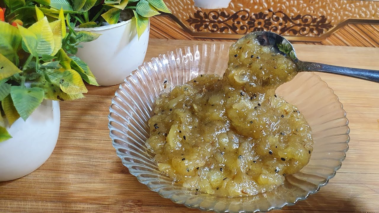 How to Make Raw Mango Chatni | Keri ki Khatti Meethi Chutney | Kacche ...