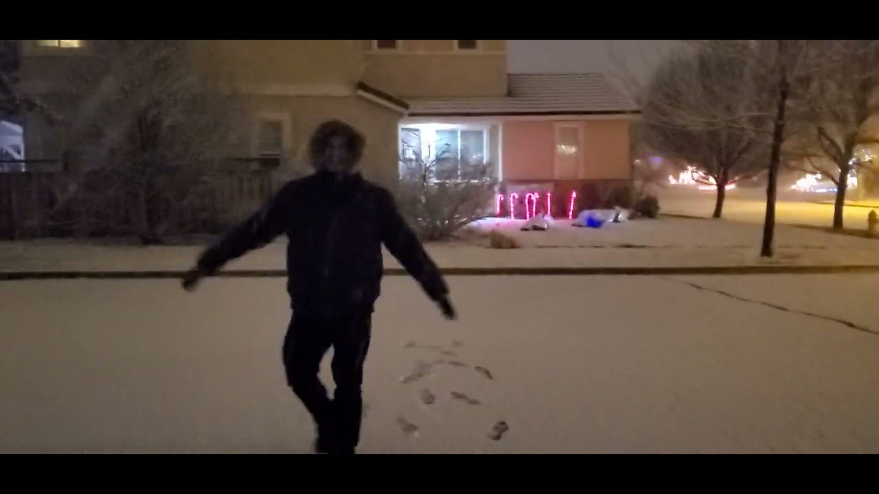 snowing Christmas day in Reno Nevada 2021 (snow at night not morning ...