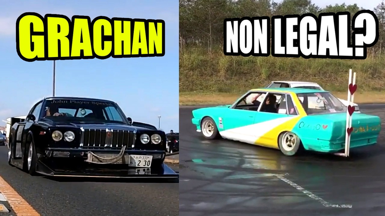 JDM Cars Ep.3 Kaido Racer Storms into the Biggest Non Legal Grachan Car ...