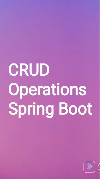 CRUD operations Springboot Deployed to AWS EC2... - YouTube