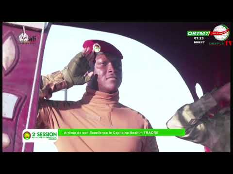 Arrivée de son excellence le Capitaine Ibrahim TRAORE