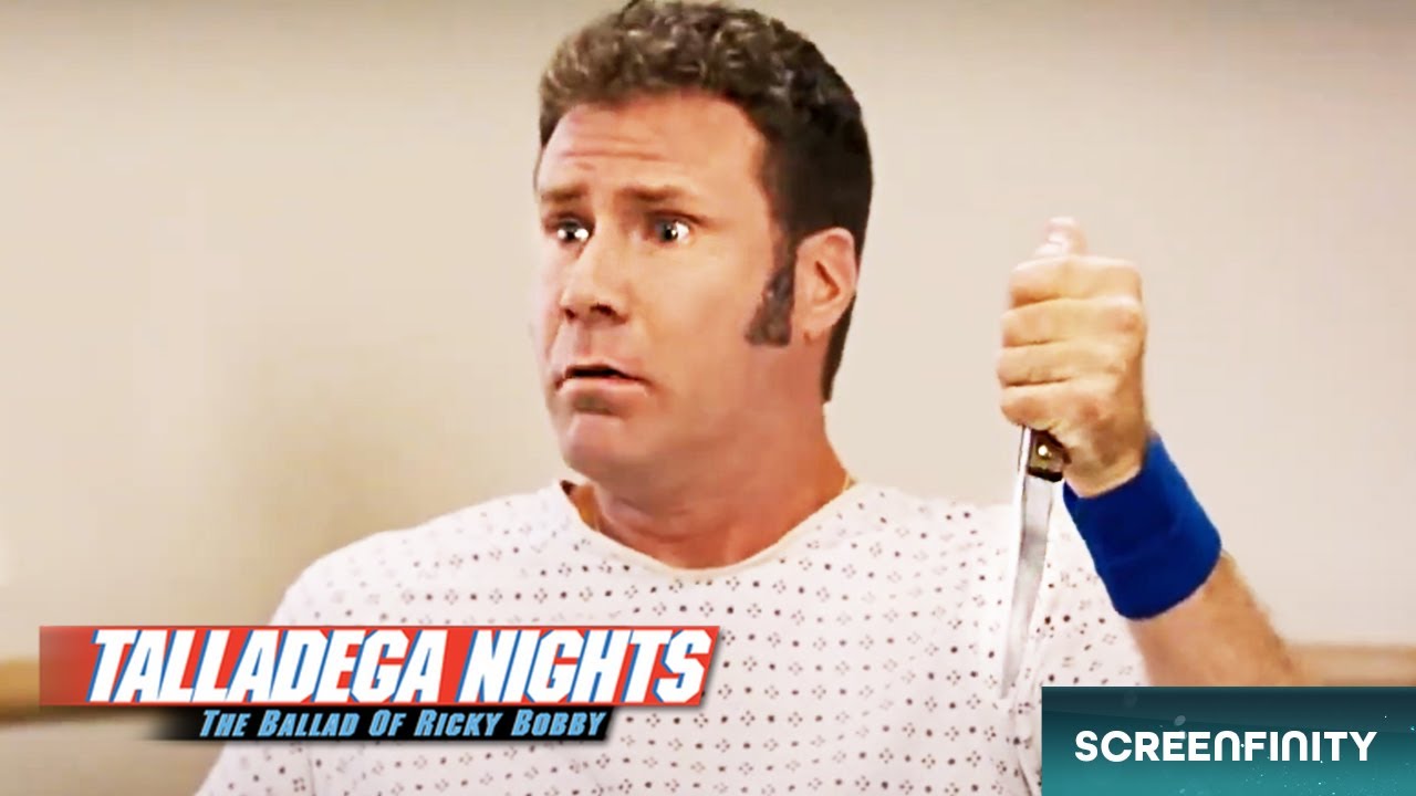 Ricky Stabs His Leg To Prove A Point (ft. Will Ferrell) | Talladega ...