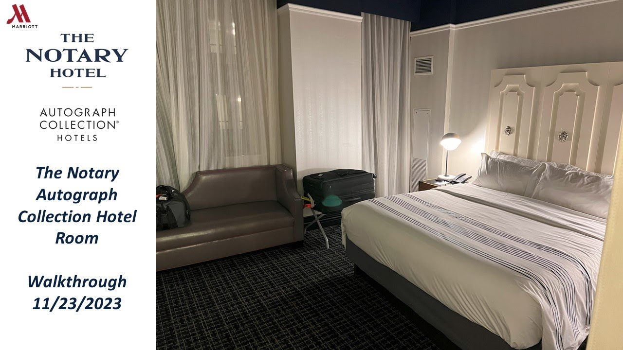 The Notary Autograph Collection Hotel Room Review - YouTube