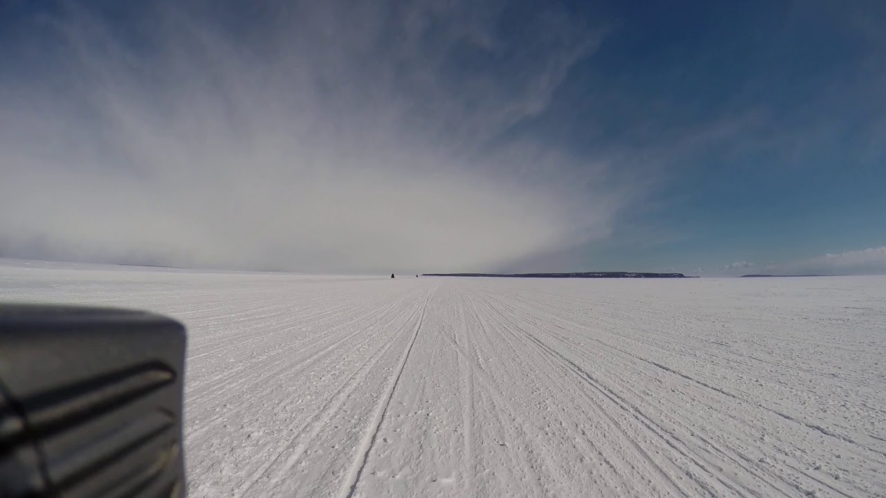 The Straits of Mackinac Ice Bridge 3/2019 - YouTube
