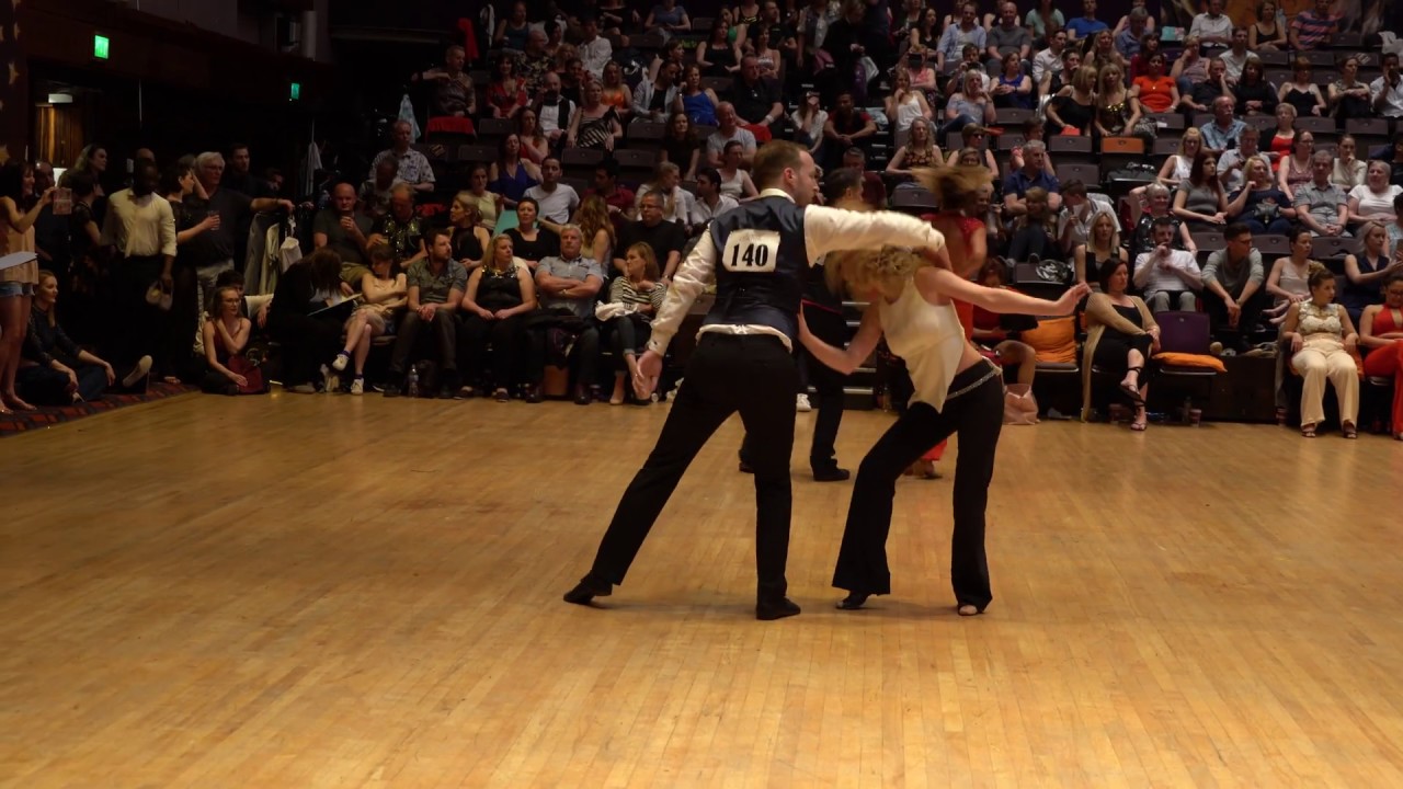 Ceroc London Champs 2018 - Open 36+ Round 6 - Dance/Pop - YouTube