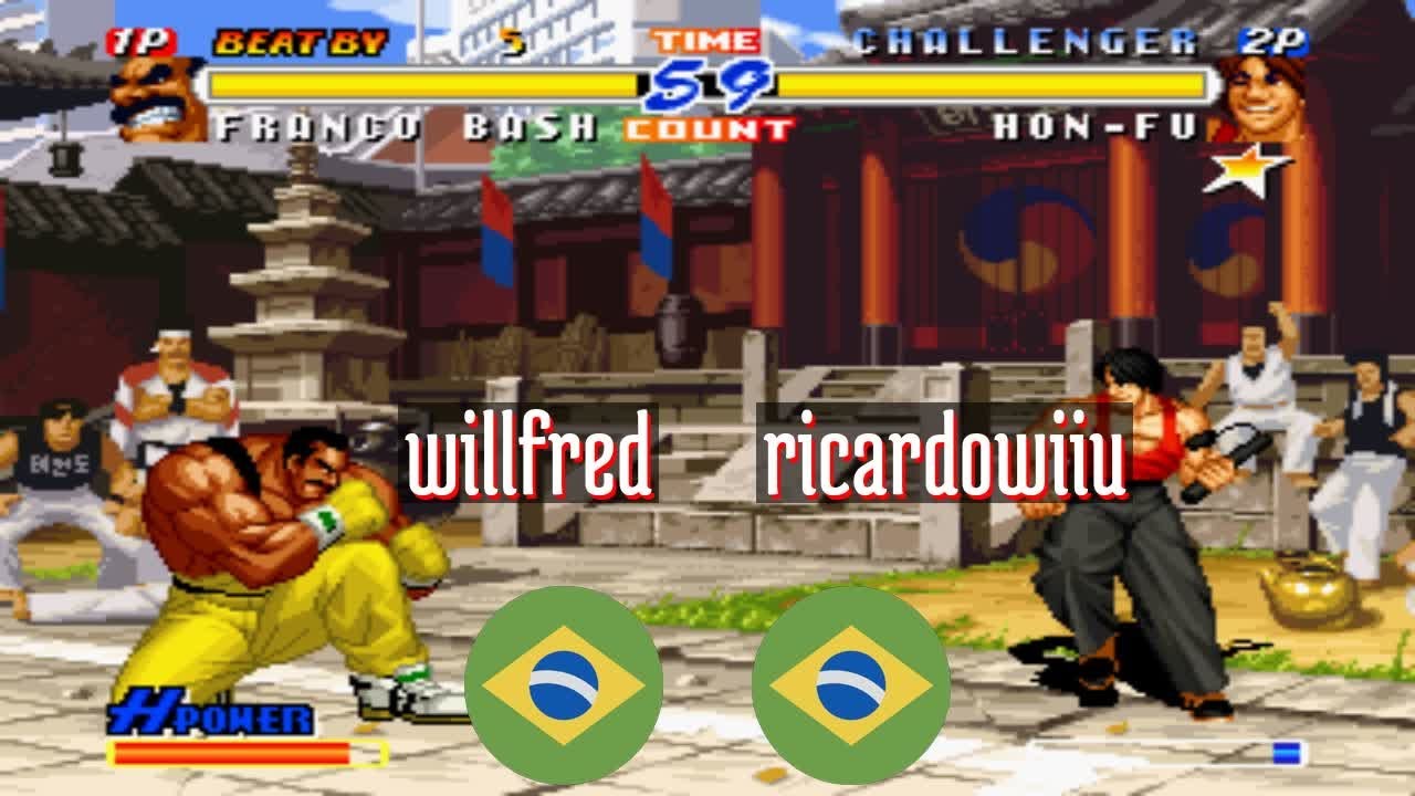 @rbff2h: willfred (BR) vs ricardowiiu (BR) [Real Bout Fatal Fury 2 ...