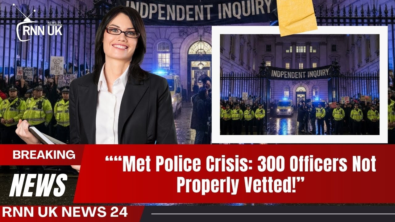 “Met Police Crisis: 300 Officers Not Properly Vetted!” - YouTube