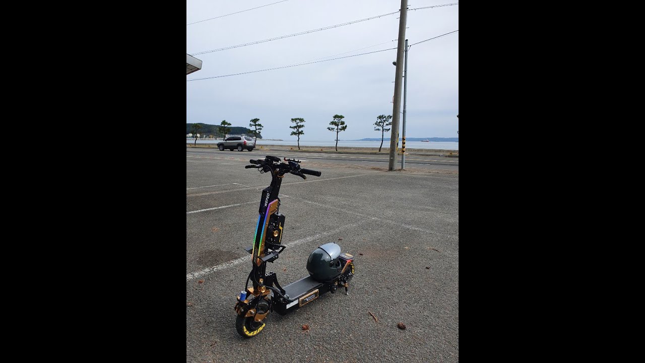 전동킥보드,위페드폴드,위패드폴드 타고 포항 영덕 왕복 110키로 라이딩 영상 .weped fold - YouTube