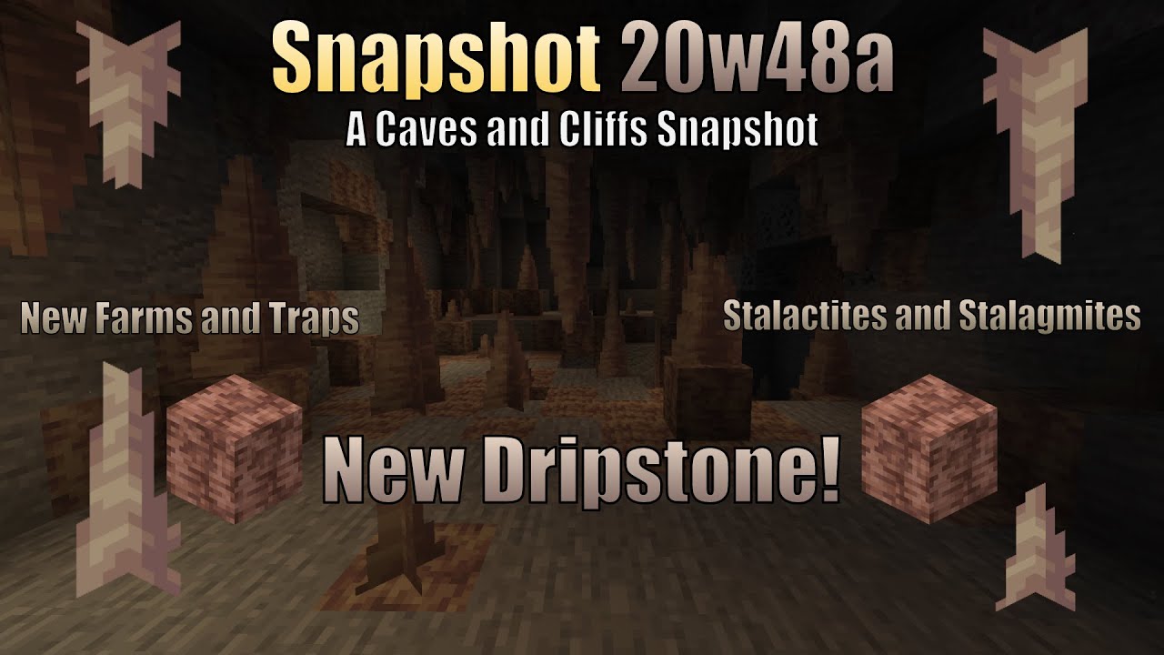 New Farms and Traps with Stalagmites and Stalactites (Minecraft Caves ...