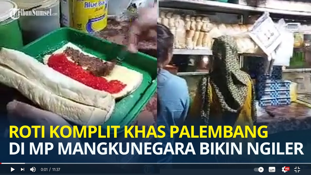 Roti Komplit khas Palembang di jalan MP Mangkunegara Bikin Ngiler - YouTube