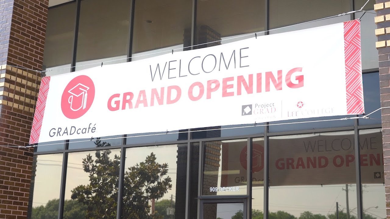 Grad Cafe Opening Baytown - YouTube
