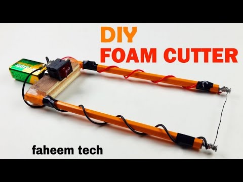 How to make a foam cutter at home (faheem tech) - YouTube